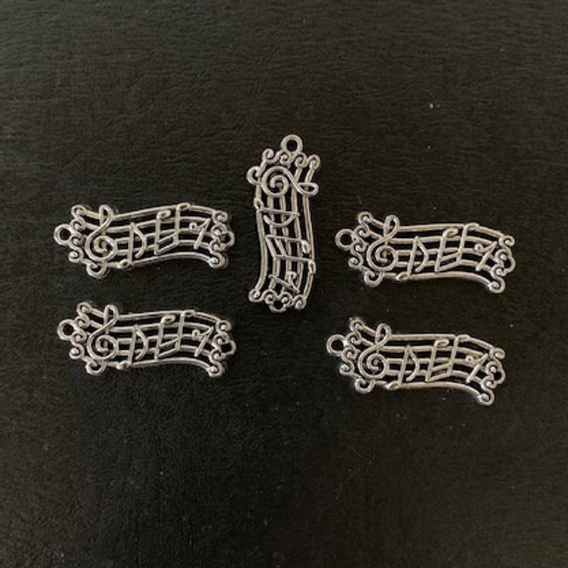 Musical Connector Charms - Etsy