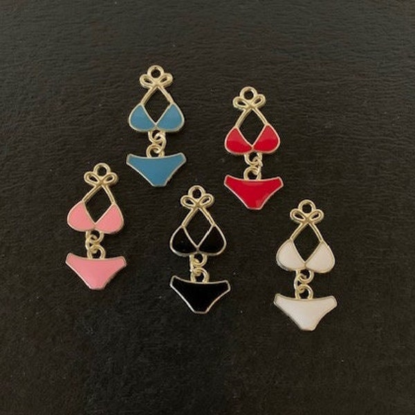 Gold Swim Charm - Etsy