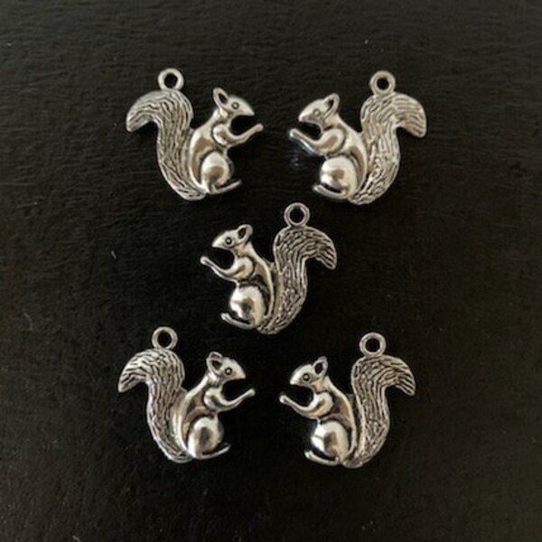Squirrel Charms - Etsy