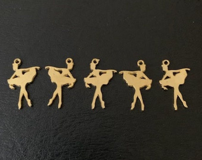 5 Ballerina Charms, Ballerina Charm, Charms Ballerina, Ballet Charm ...