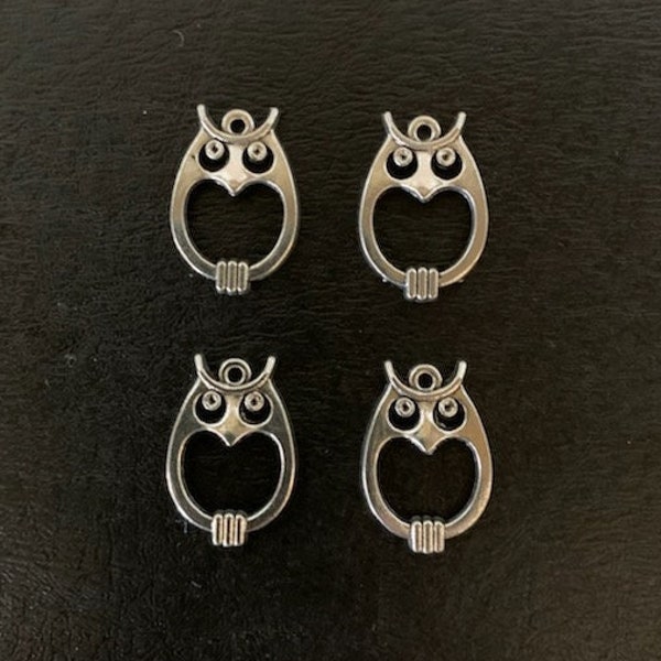 Owl Charm Bracelet - Etsy