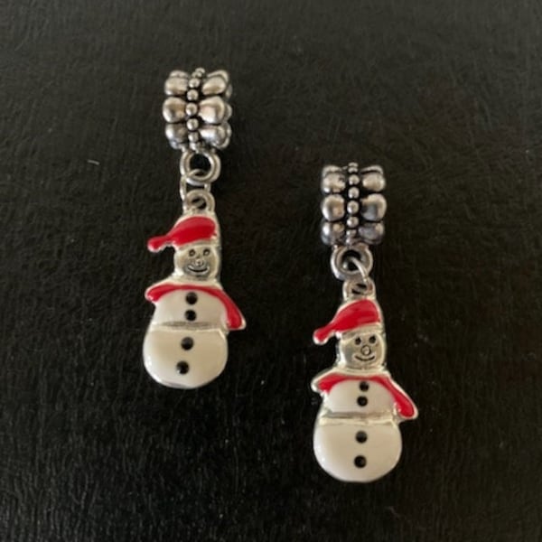Snowmen Charms - Etsy