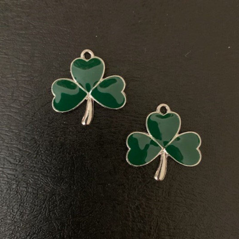 Shamrock Charm - Etsy