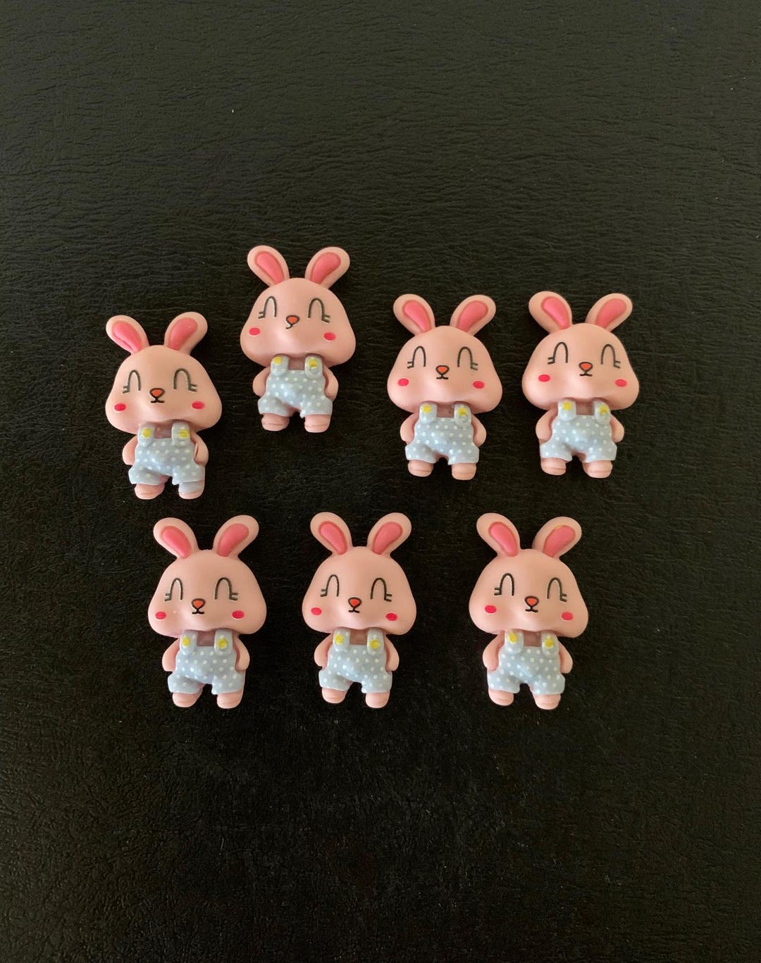 7 Rabbit in Overalls Flats, Rabbit Flats, Rabbit Flatbacks, Rabbit ...