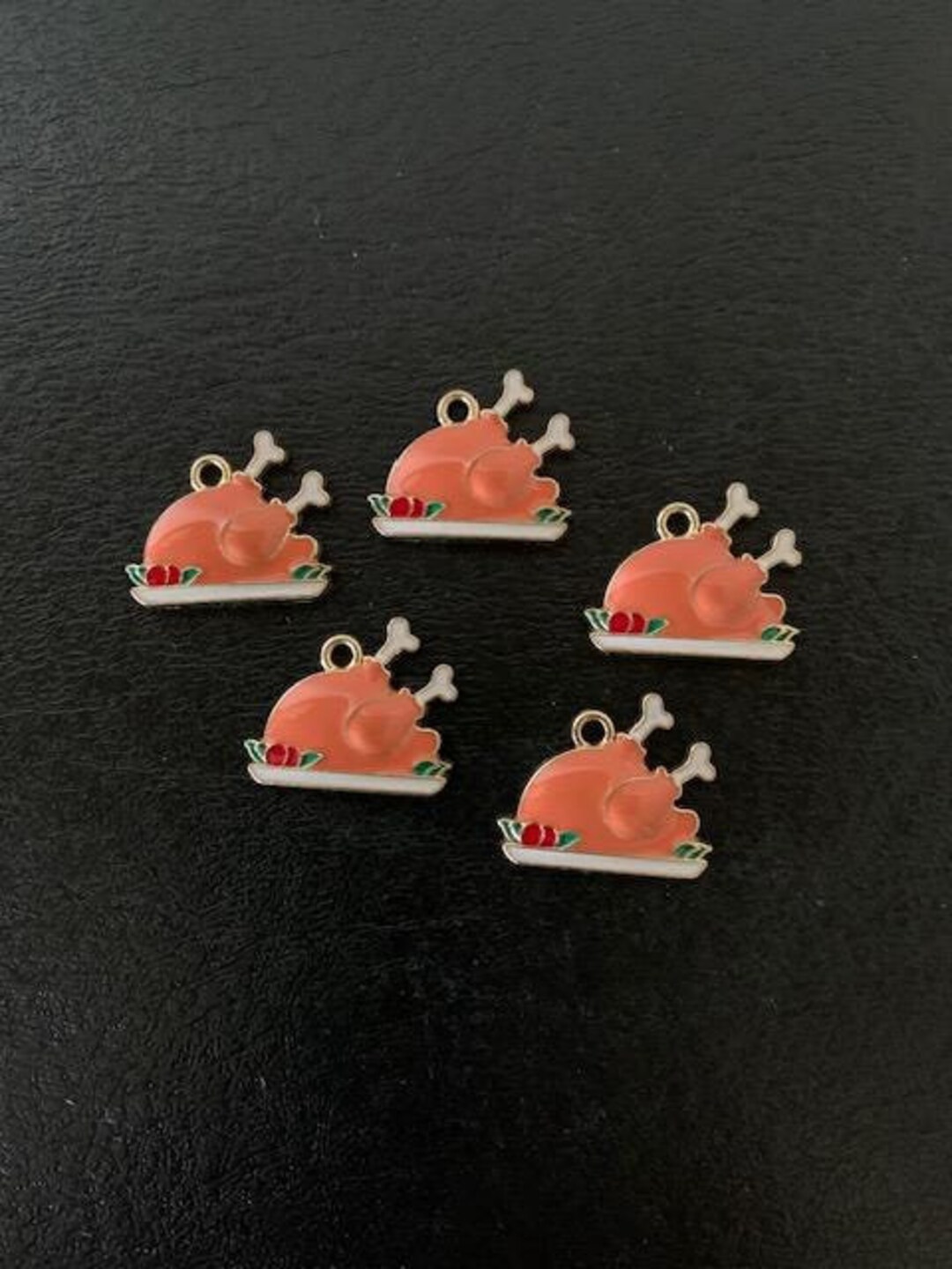 5 Turkey Charms, Turkey Charms, Cooking Turkey, Thanksgiving Turkey ...