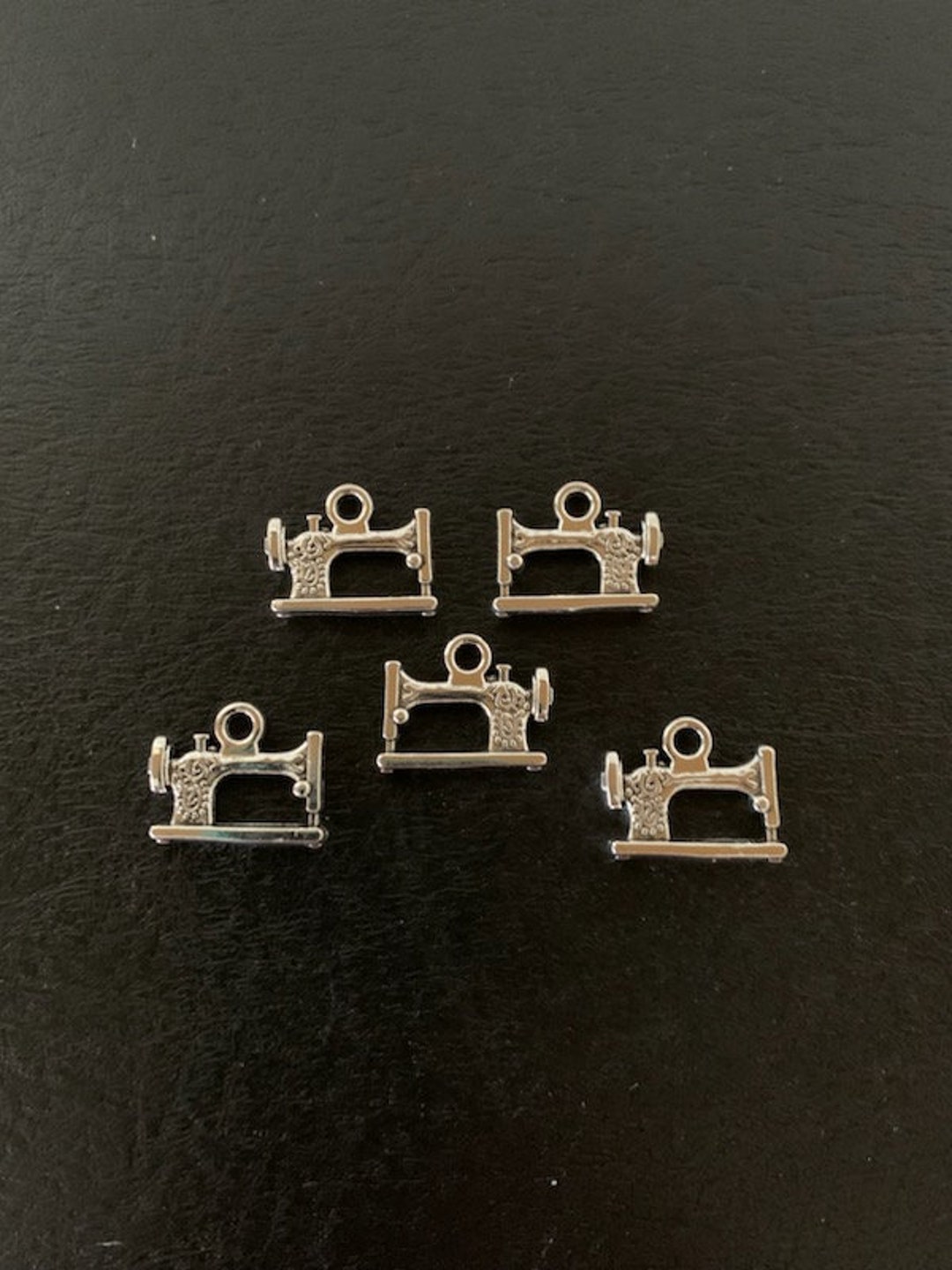 5 Silver Sewing Machine Charms, Sewing Machine Charm, Sewing Charms ...