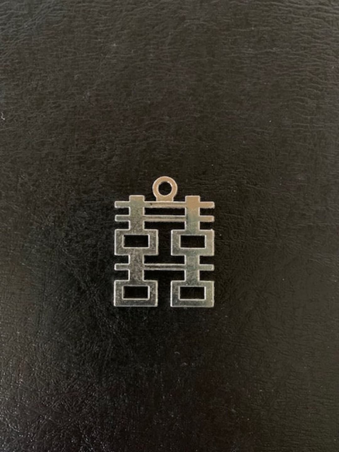 1 Double Happiness Pendant, Double Happiness, Happiness Charm, Symbol ...