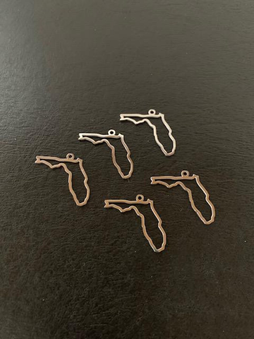 5 Silver Florida Charms, Florida Charm, Florida Pendant, Florida ...