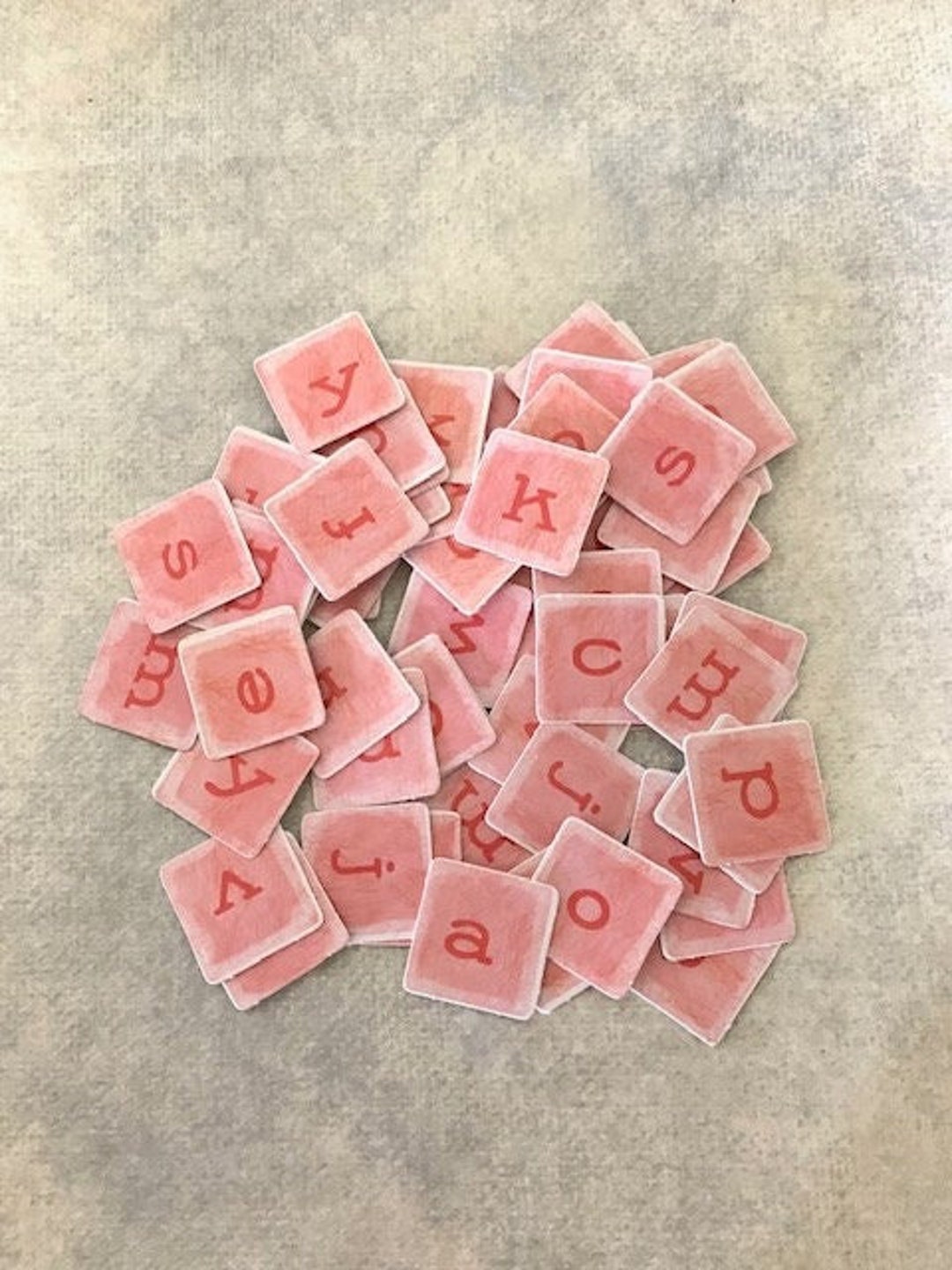 117 Peachy Pink Clipart Letters, Cardstock Letters, Alphabet Clip Art ...