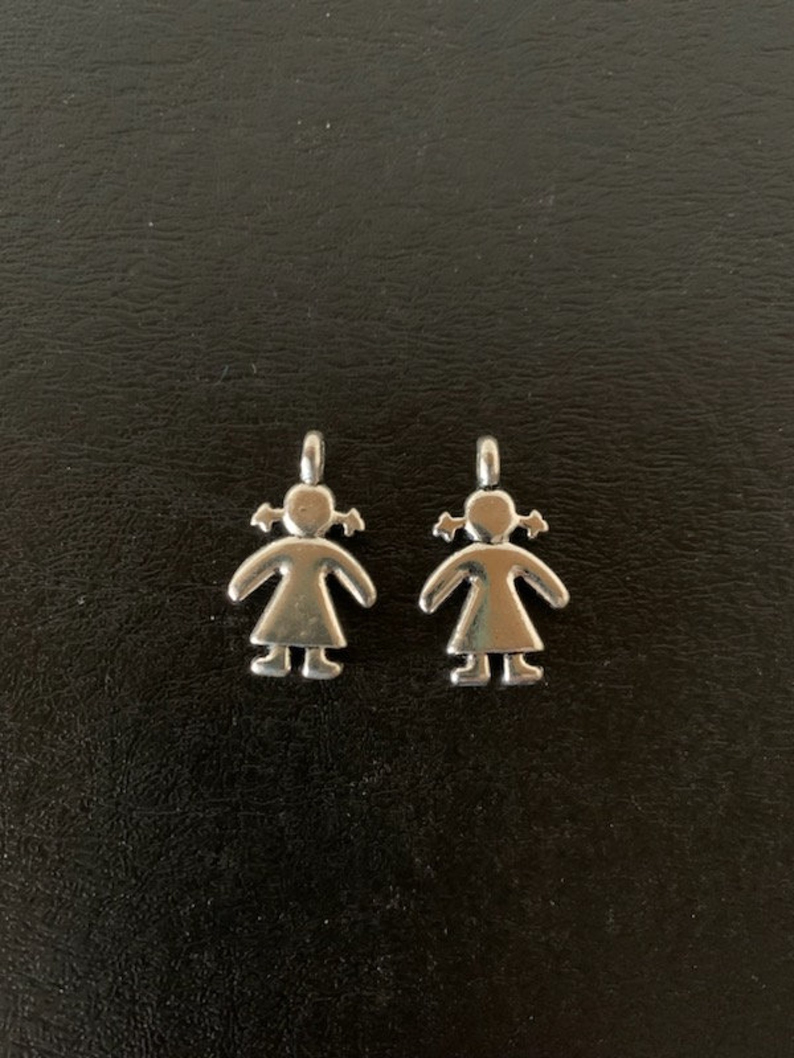 2 Boy or Girl Charms, Boy Charm, Girl Charm, Silver Boy Charm, Kids ...