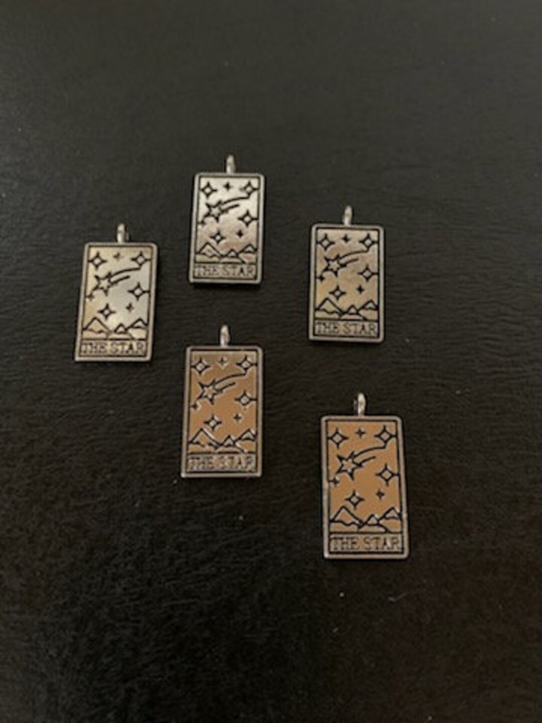 5 Tarot the Star Charms, Star Charms, Tarot Charms, Charms Tarot, Tarot ...