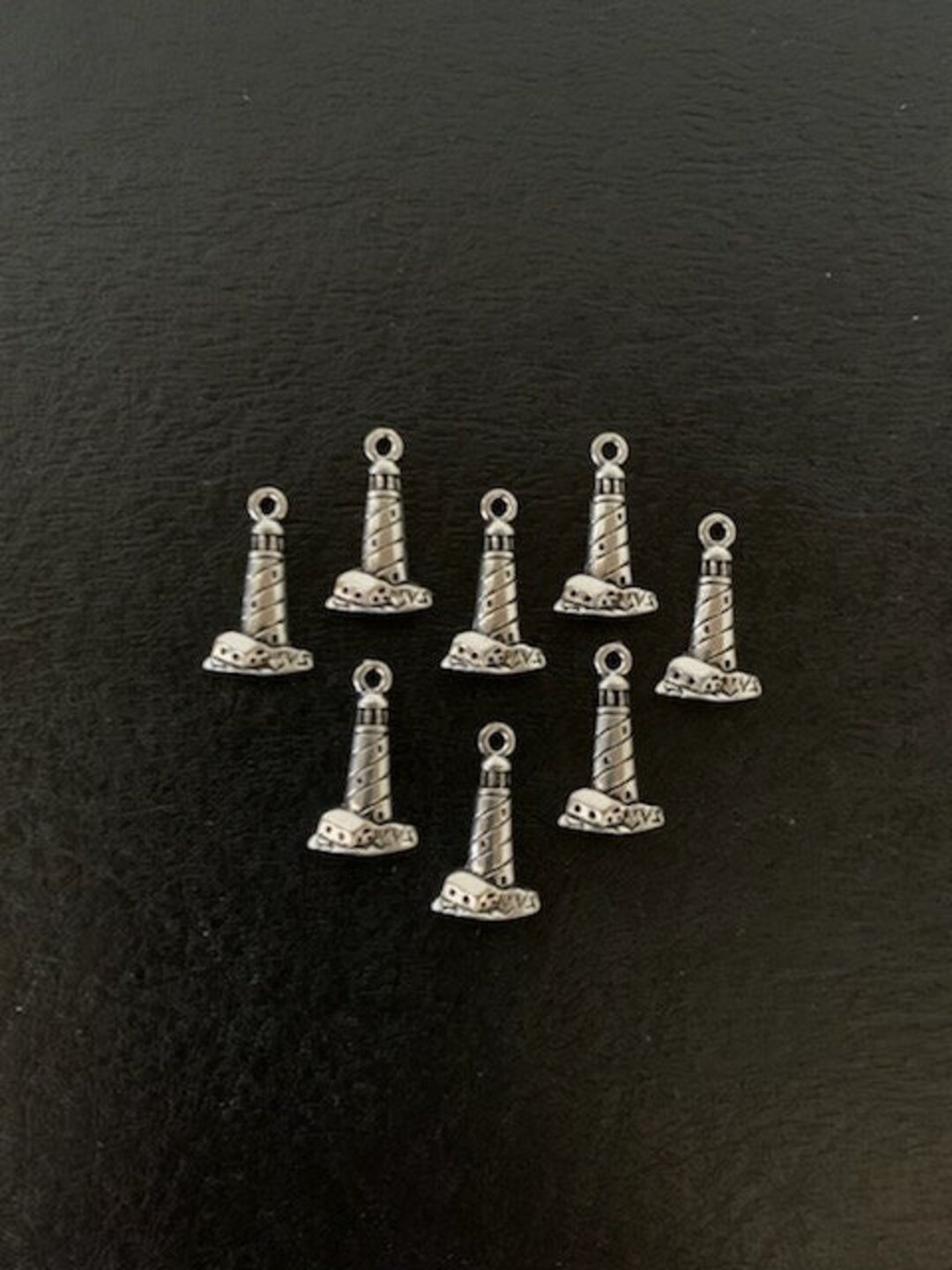8 Small Lighthouse Charms, Lighthouse Charm, Lighthouse Charm Bulk ...