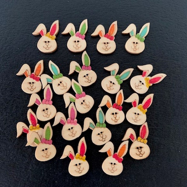 Bunny Buttons - Etsy