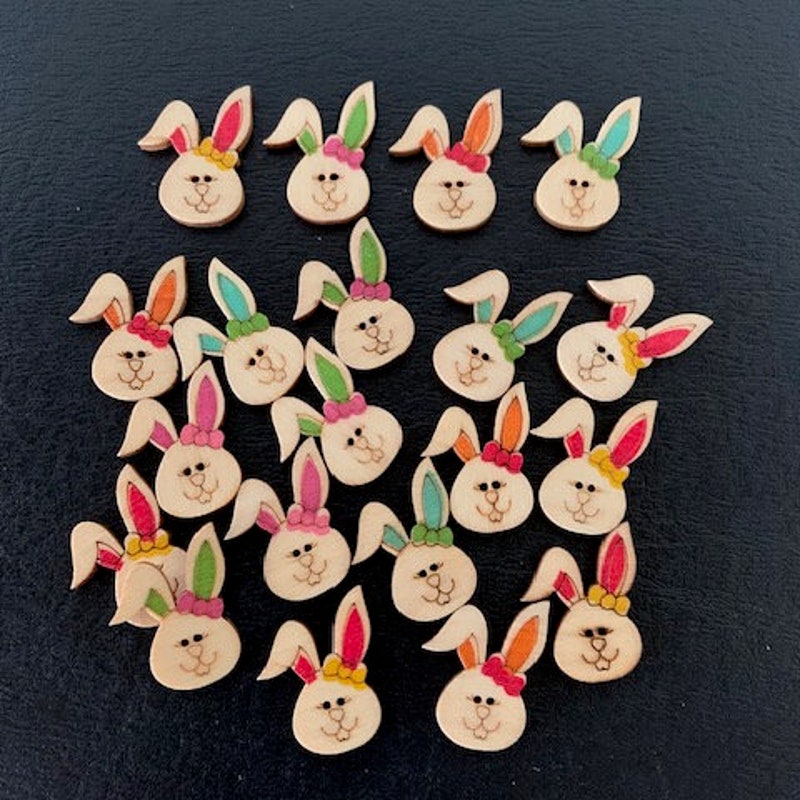 Bunny Buttons - Etsy