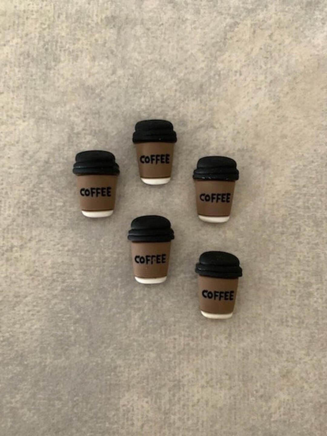 5 to Go Coffee Cup Flats, Coffee Cup Cabochon, Coffee Cup Flatbacks ...