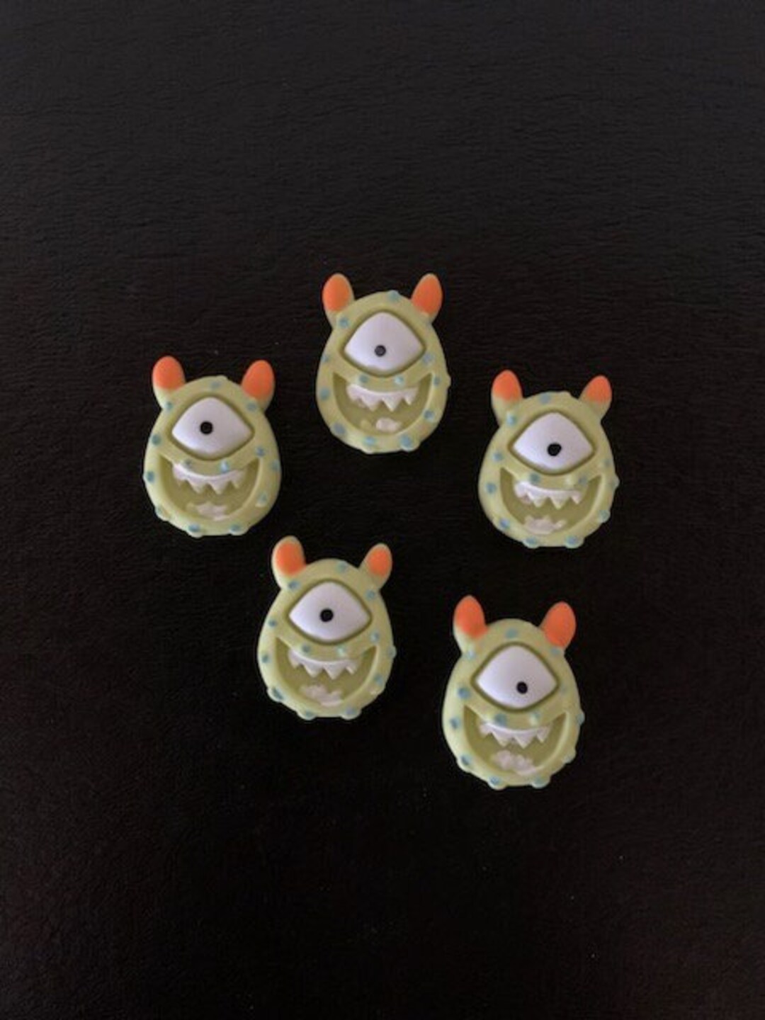 5 Lime Green Monster Head Flat, Green Monster, Green Monster Face ...