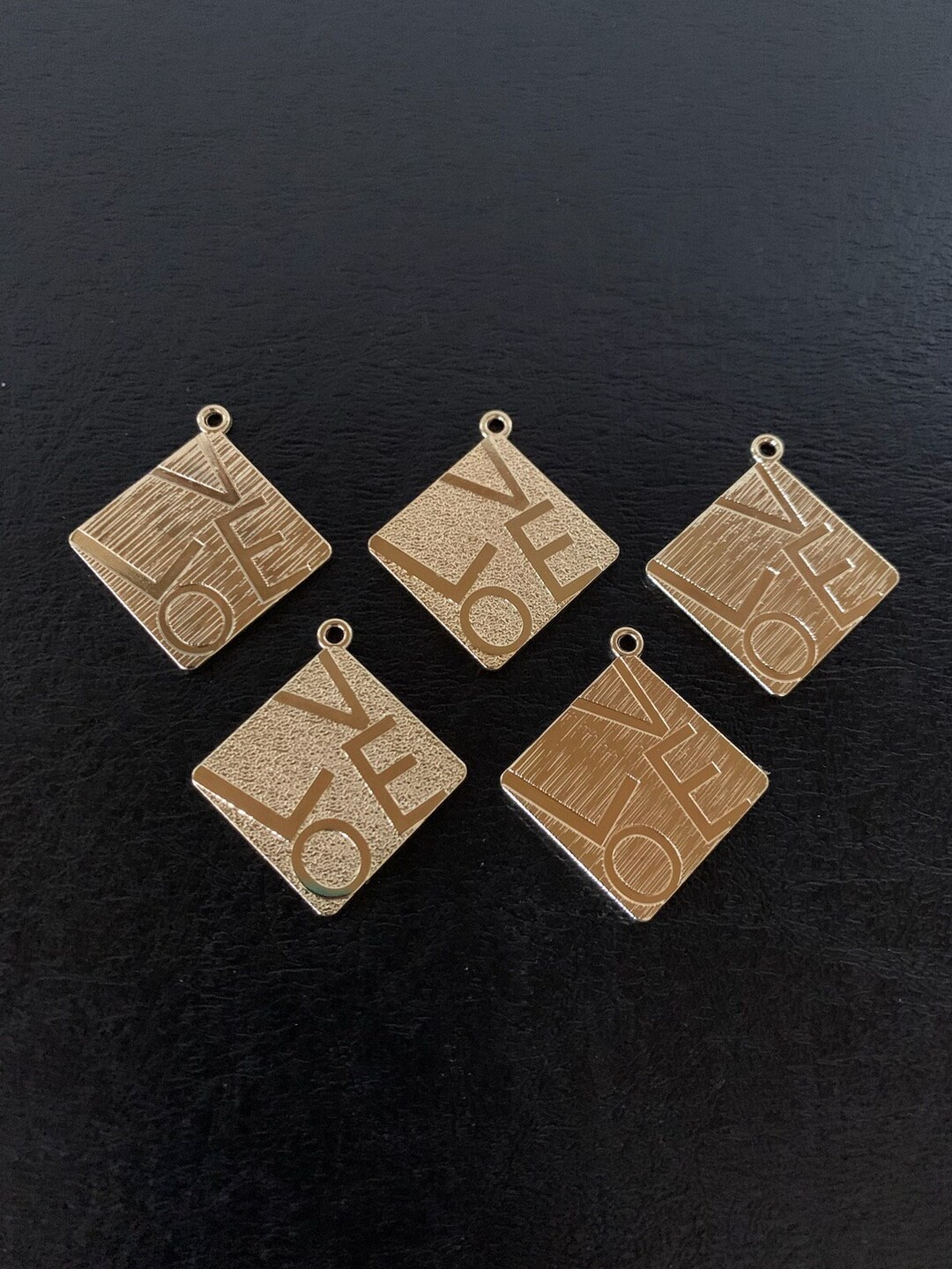 5 LOVE Reversible Charms, Gold Love Charms, Love Charm, Love Charm Bulk ...