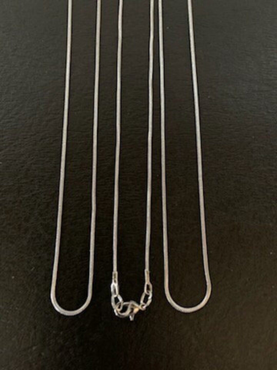 3 - 18" Dainty Silver Snake Chains, Silver Chain, Silver Chains, Silver ...