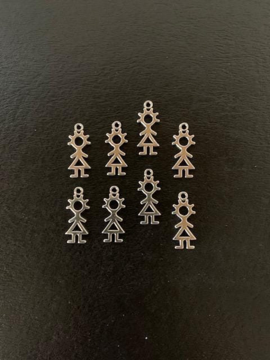 8 Stick People Charms, Metal Charm, Charm Bracelet, Stick People, Stick ...