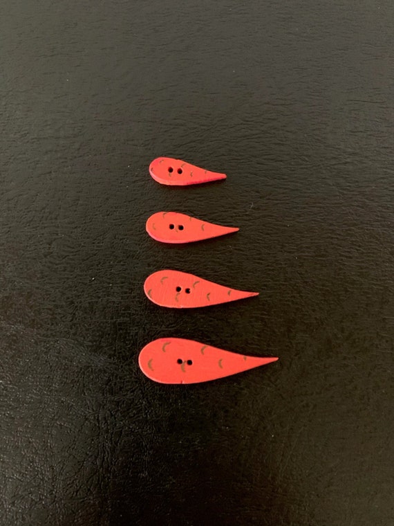 Snowman Carrot Nose Buttons