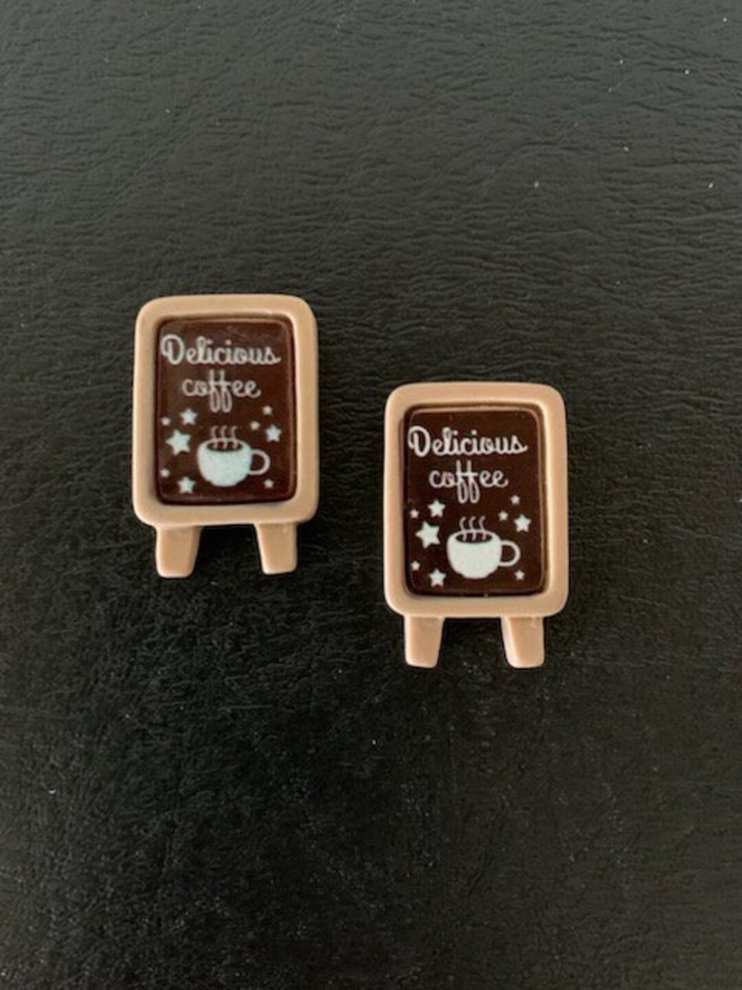 2 Coffee Sign Flatbacks, Coffee Sign, Coffee Sign on Stand, Coffee ...