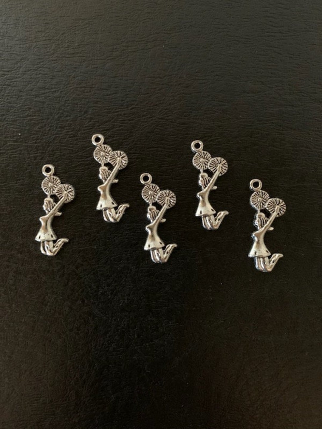 5 Cheerleader Charms, Cheerleader Charm, Cheer Charms, Cheer Charm ...