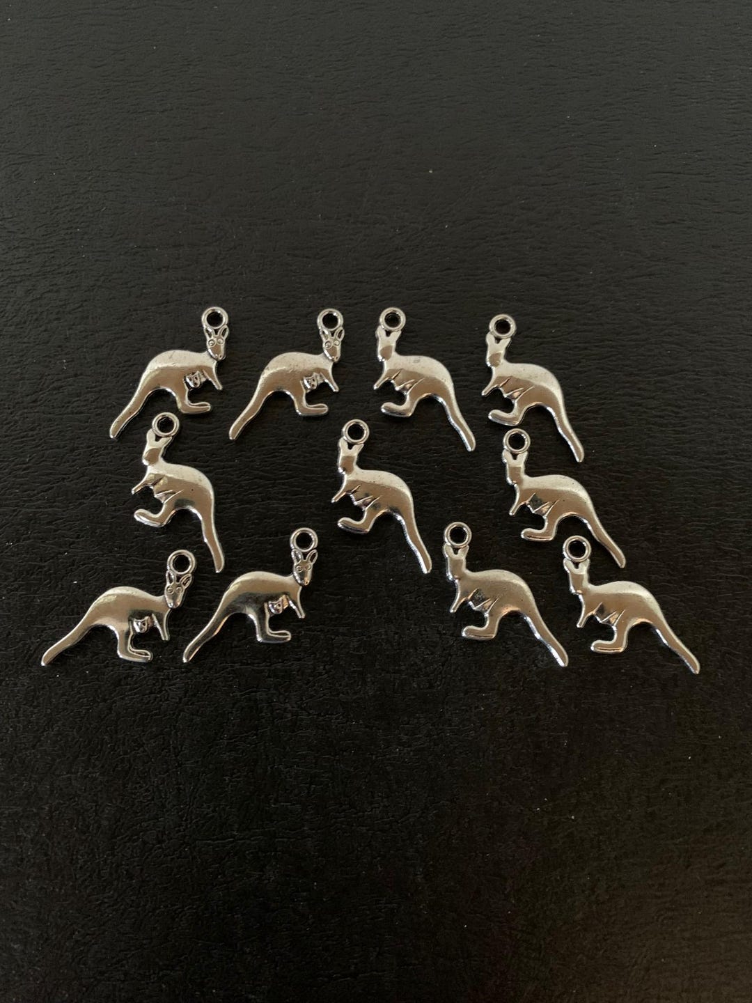 11 Kangaroo Charms, Kangaroo Charm, Kangaroo Pendant, Kangaroo Jewelry ...