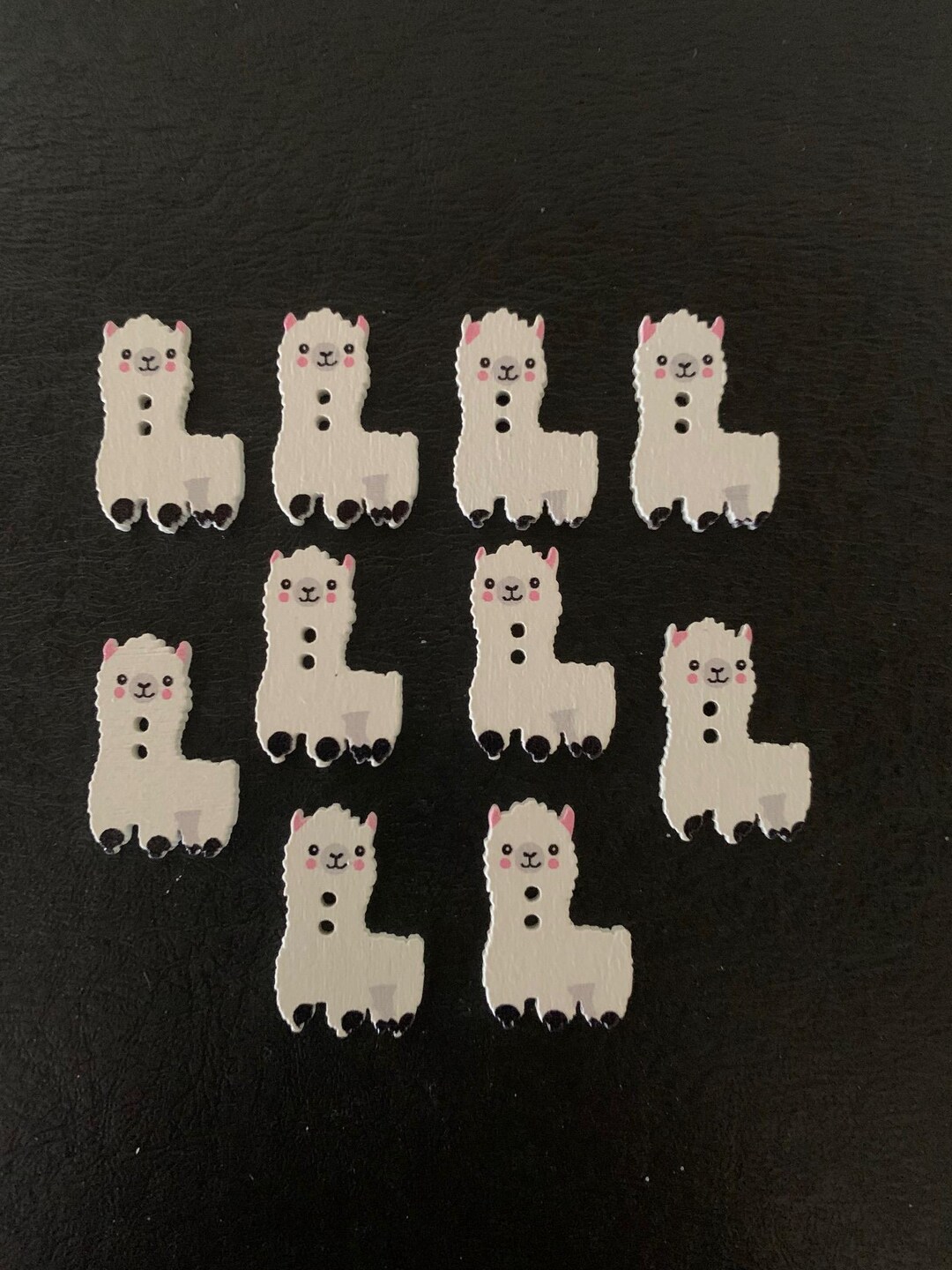 10 Sheep Buttons, Sheep Buttons, Llama Button, Alpaca Crafts, Sheep ...