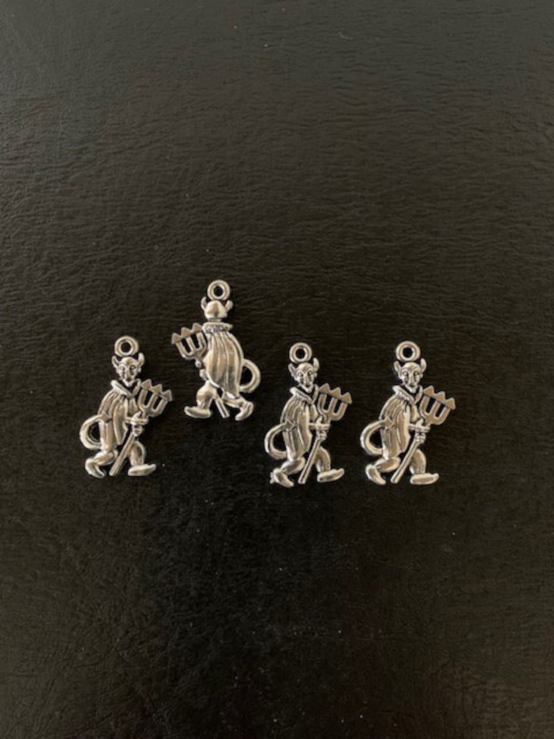 4 Devil Charms, Devil Charm, Satan Charm, Demon Charm, Devil Pitchfork ...