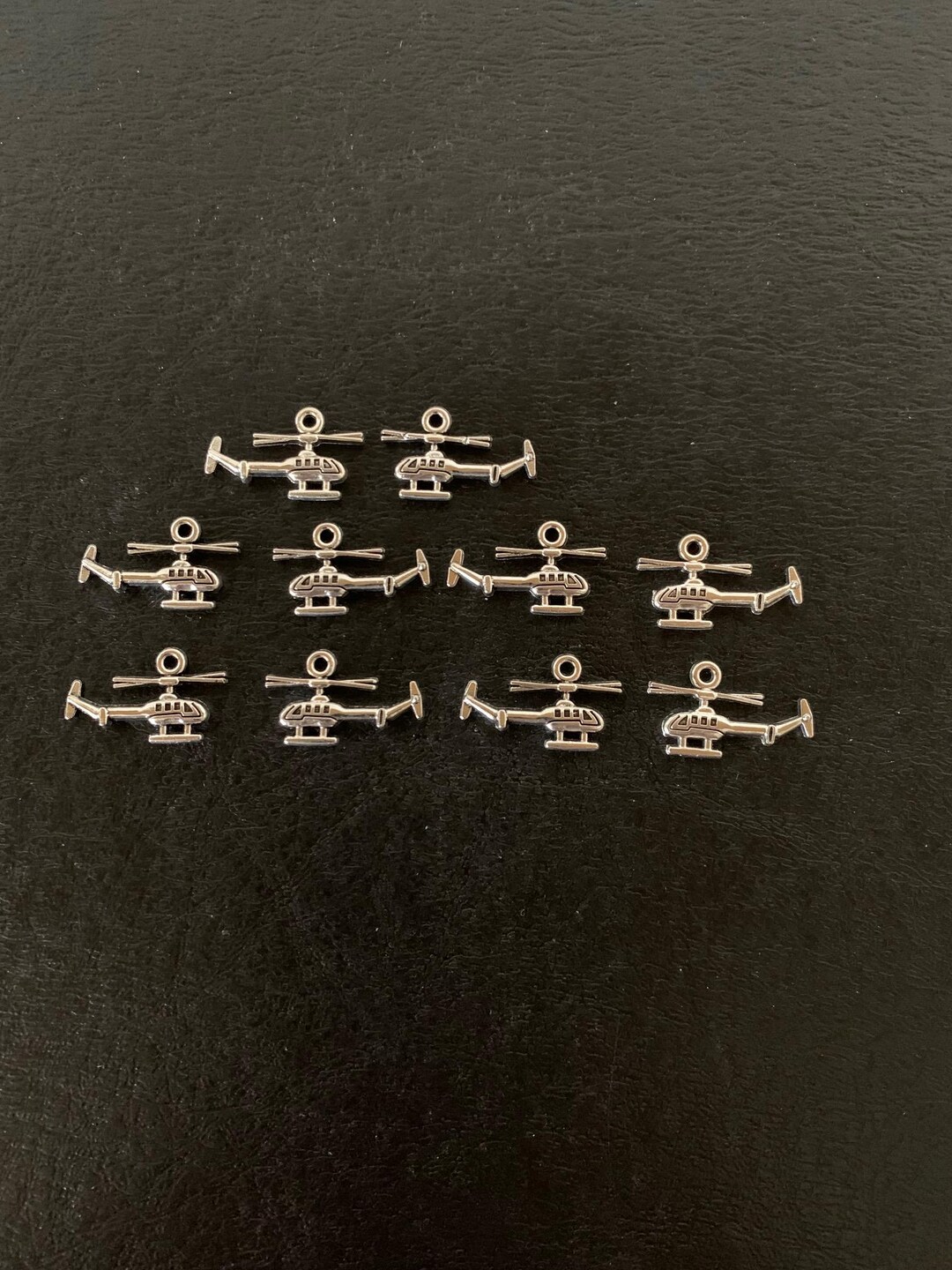 10 Helicopter Charms, Helicopter Charm, Helicopter Jewelry, Metal ...