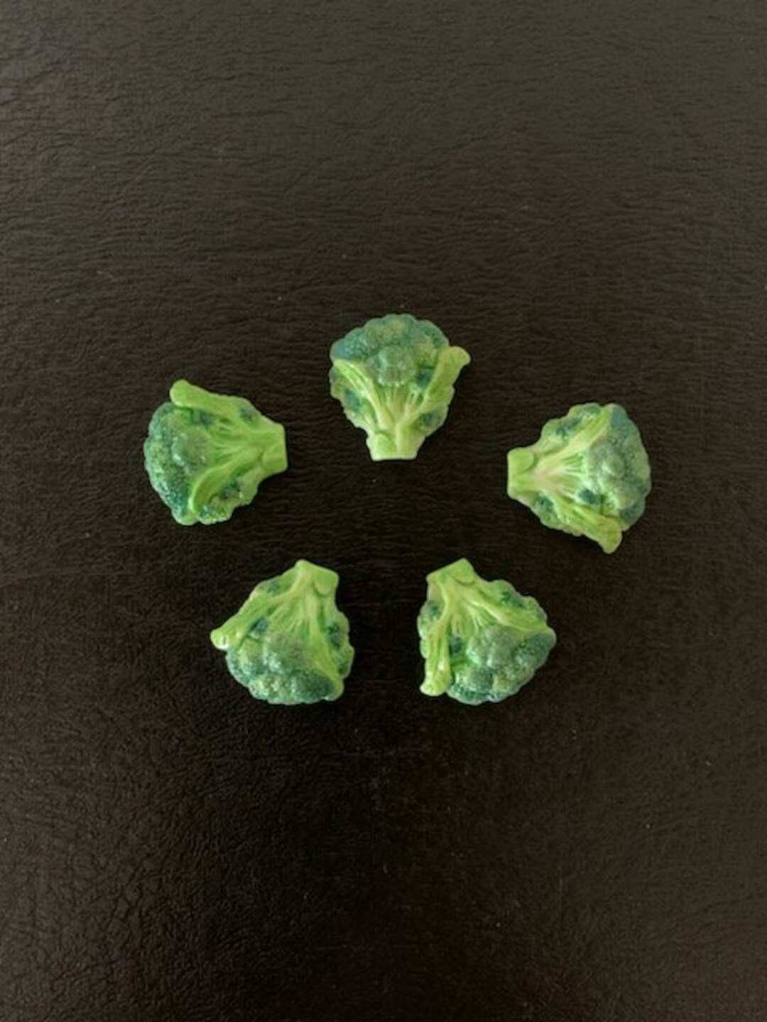 5 Broccoli Flatbacks, Fake Vegetables, Vegetables, Broccoli, Mini ...