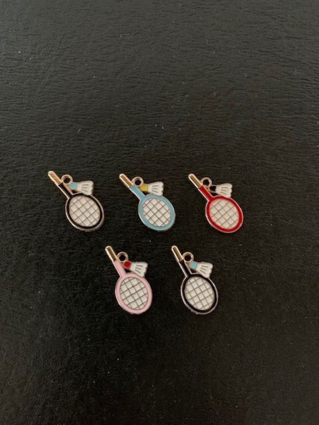 5 Badminton Charms, Tennis Racket Charms, Tennis Racket Charm, Tennis ...