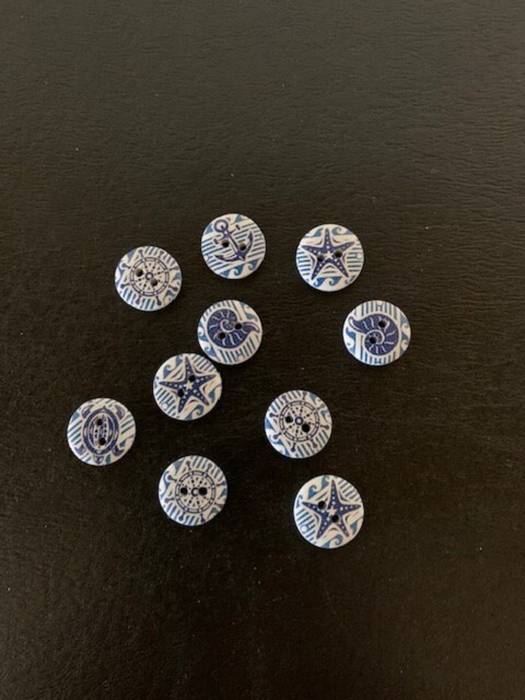 10 Random Mix Nautical Buttons, Nautical Buttons, Nautical Button ...