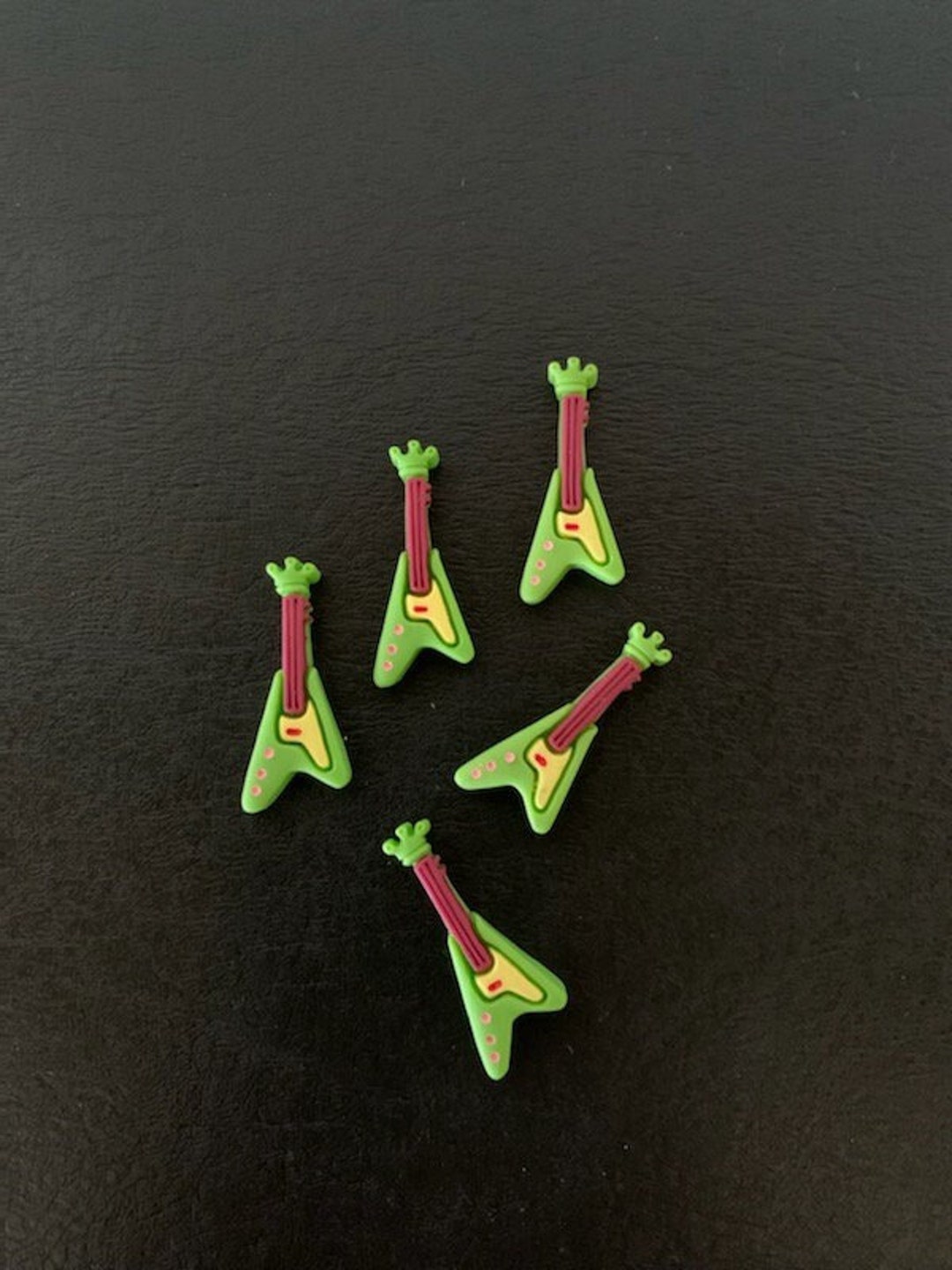 5 Flying V Guitar Cabochons, Guitar Cabochon, Guitar Cabochon Set ...