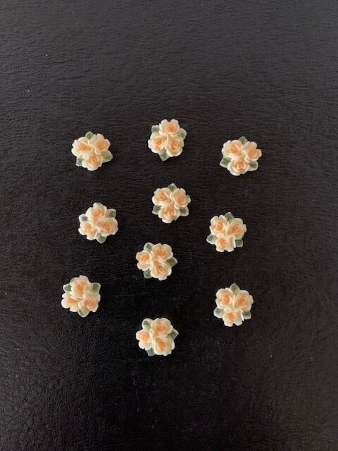 10 Yellow Flower Cluster Flats, Small Flowers, Yellow Flowers, Flower ...