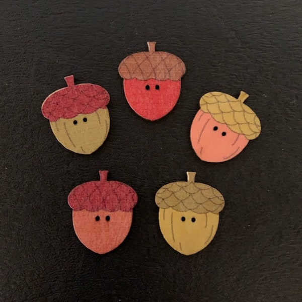 Acorn Buttons - Etsy