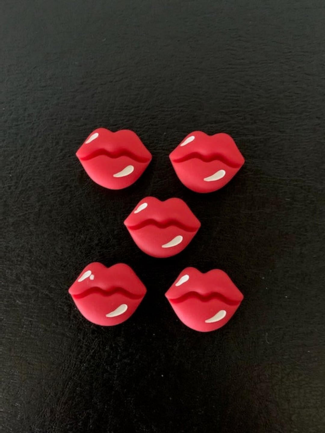 5 Red Lips Cabochons, Lip Cabochons, Lip Cabochons Bulk, Red Lip ...
