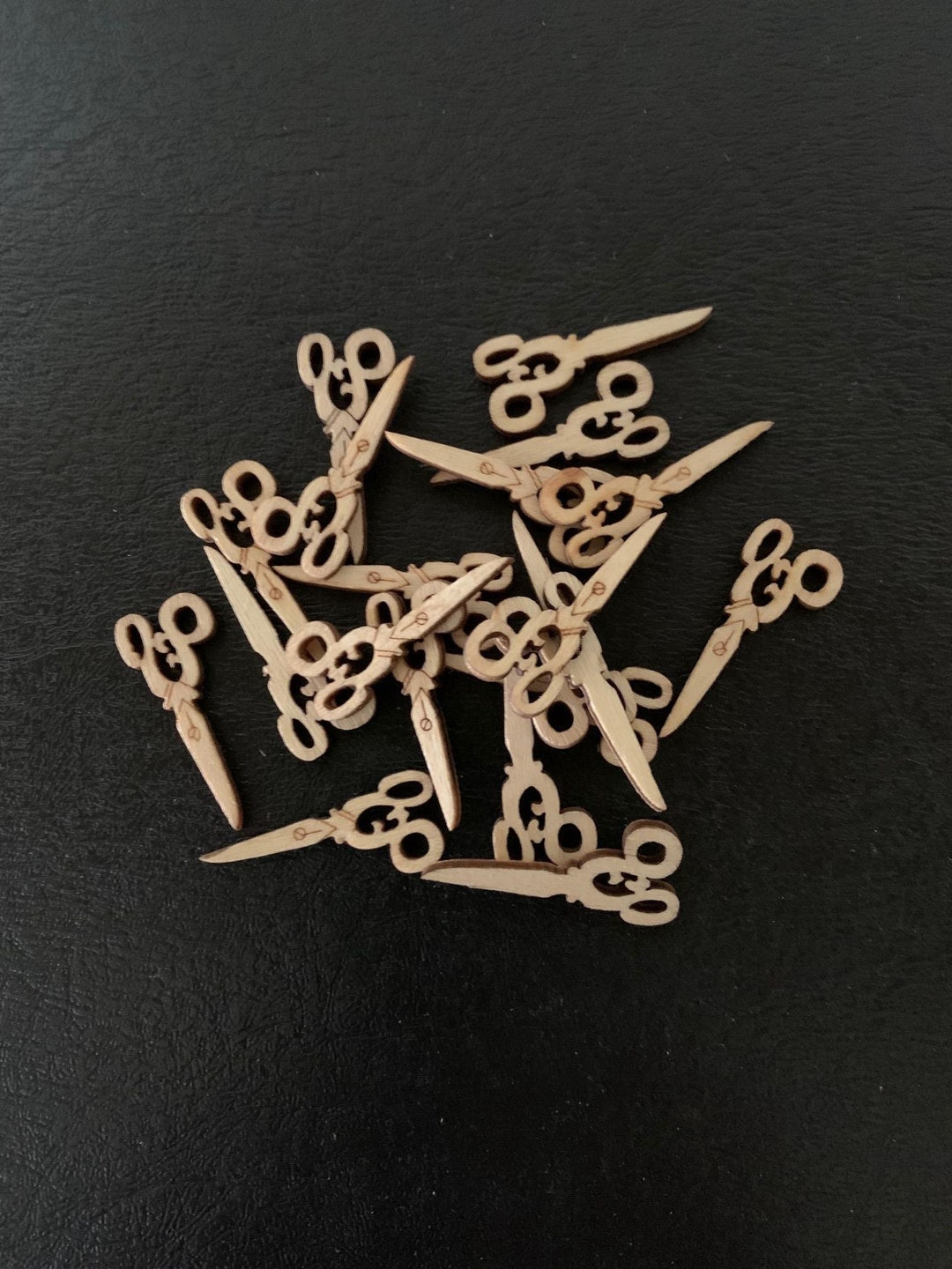 20-24 Scissor Buttons, Scissors, Sewing Buttons, Wood Scissors, Sewing ...