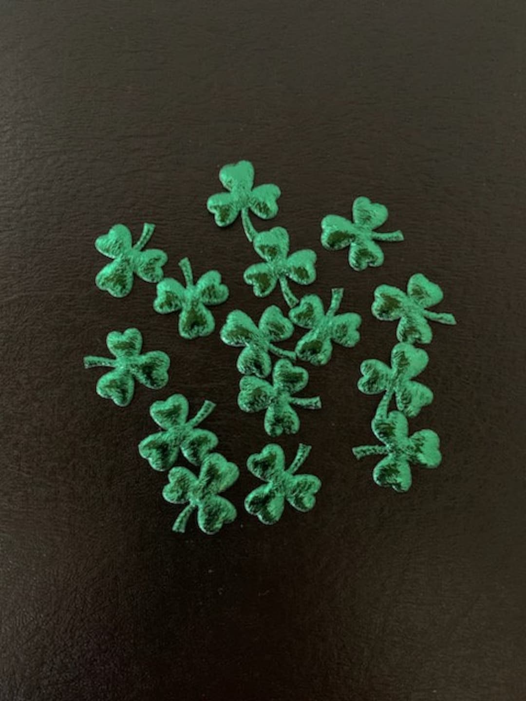 15 Satiny Shamrock Appliques, Shamrock Applique, Shamrock Decor ...