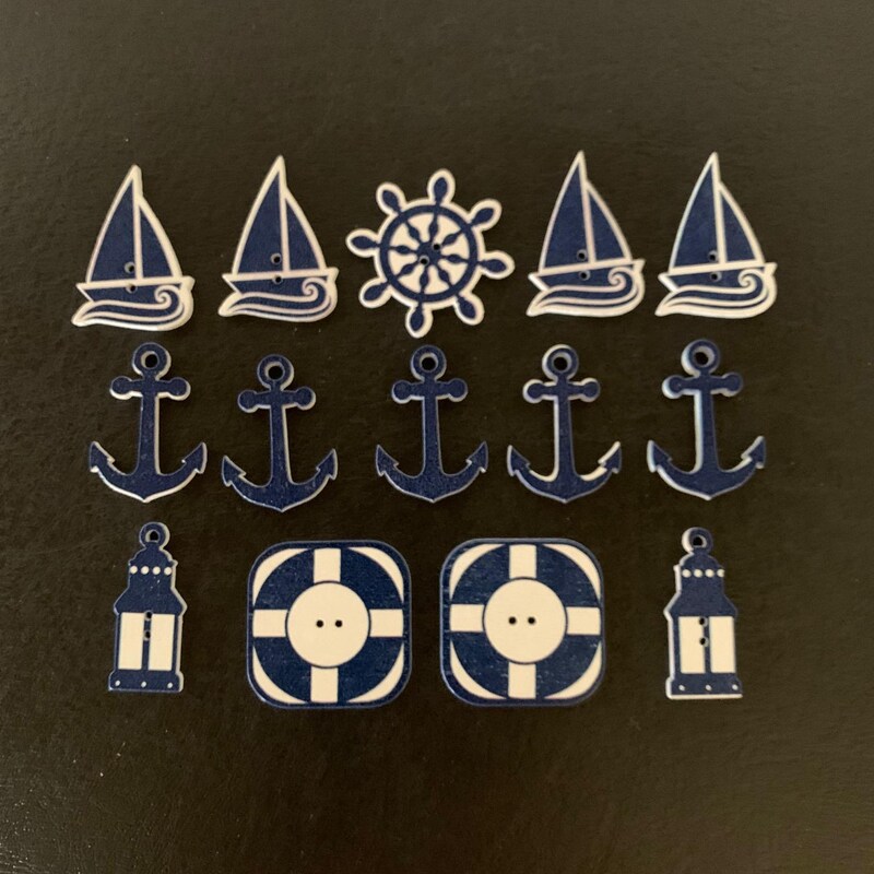 Nautical Buttons - Etsy