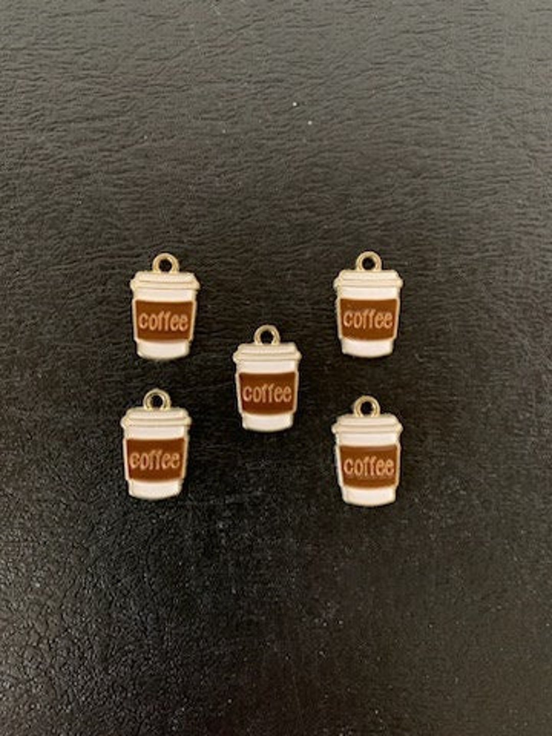 5 to Go Coffee Cup Charms, Cup Charms, Coffee Charms, Coffee Cup Charm ...