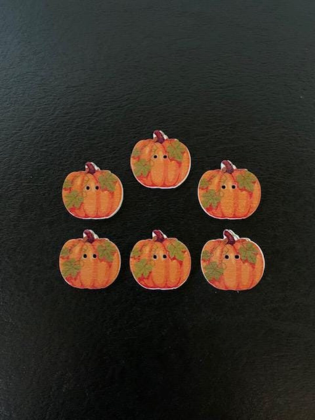 6 Wood Pumpkin Buttons, Pumpkins Buttons, Pumpkin Button, Button ...