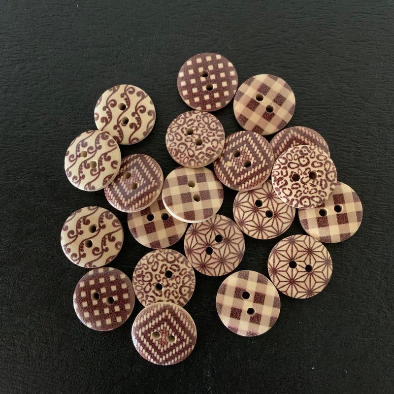 Brown Buttons - Etsy