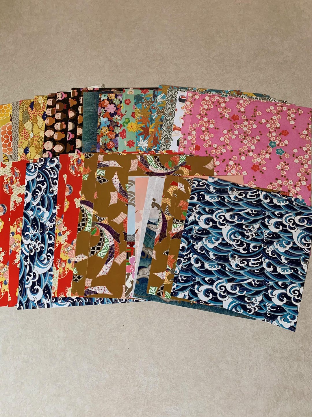 39 Sheets Assorted Washi Paper, Japanese Washi Paper, Washi Paper ...
