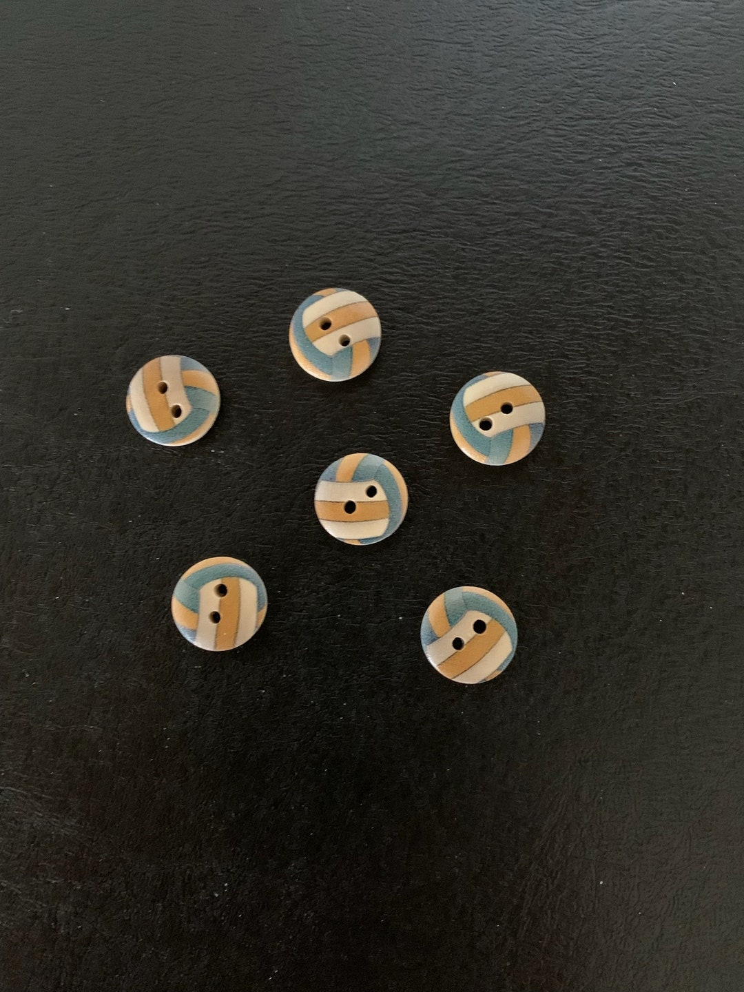 6 Volleyball Buttons, Volleyball Button, Sports Buttons, Sports Button ...