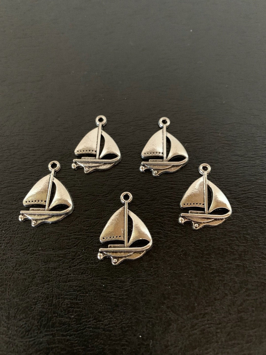 5 Sailboat Charms, Metal Charms, Charm Bracelet, Sailboat Charm, Sail ...