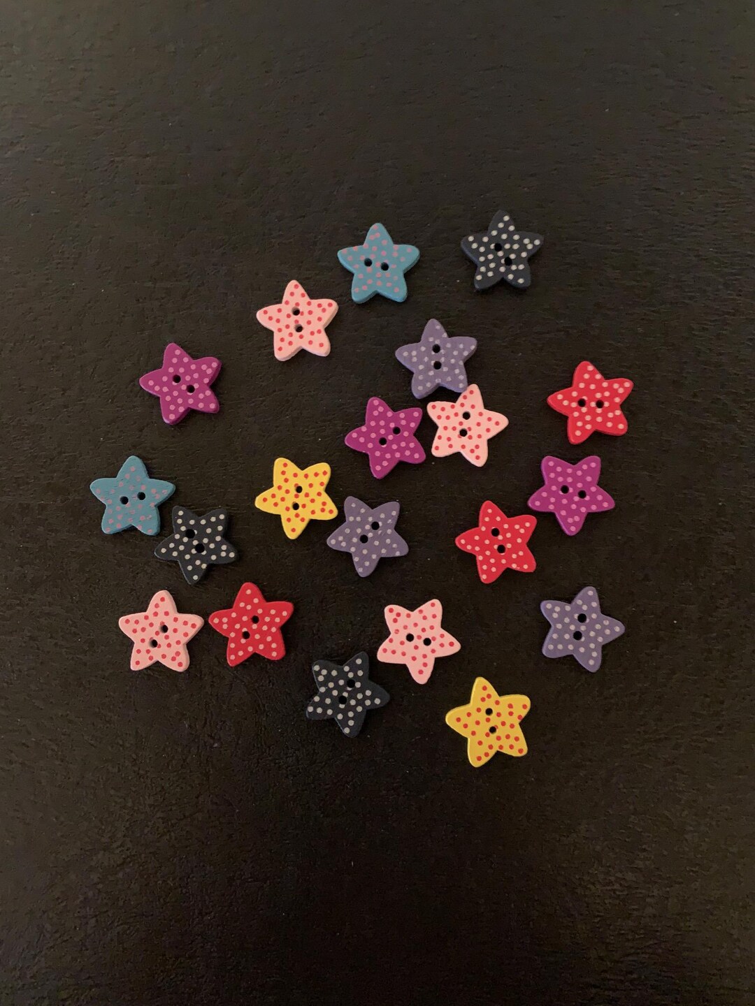 20 Random Mix Star Buttons, Star Buttons, Star Button, Small Buttons, 2 ...