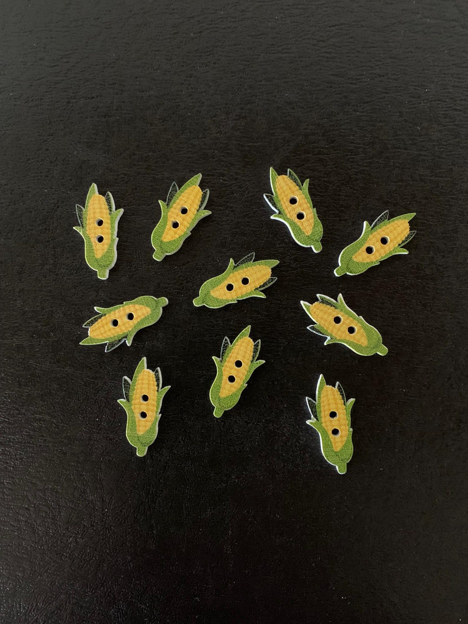 10 Corn on the Cob Buttons, Corn on the Cob, Miniature Corn, Fall ...