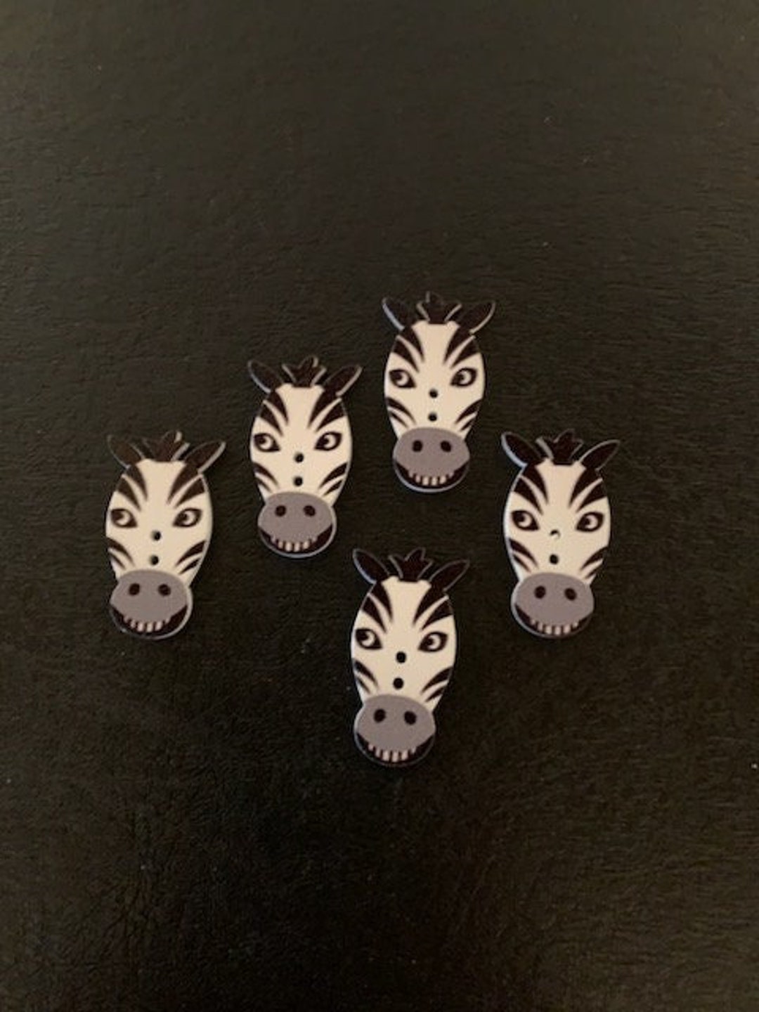 5 Zebra Button, Zebra Art, Animal Buttons, Animal Buttons Sewing, Zoo ...