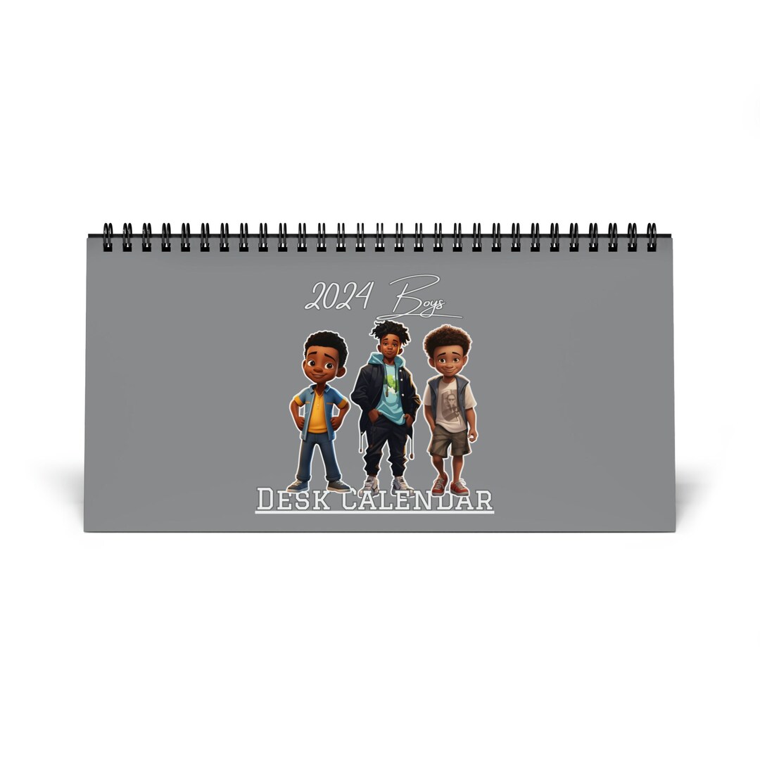2024 Desk Calendar for Boys Perfect Desk Accessory for Pre-teens or ...